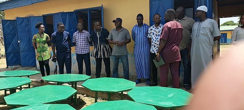 Kastone Records Donates Hexagonal Desks to Paga School, Ending Years of ...