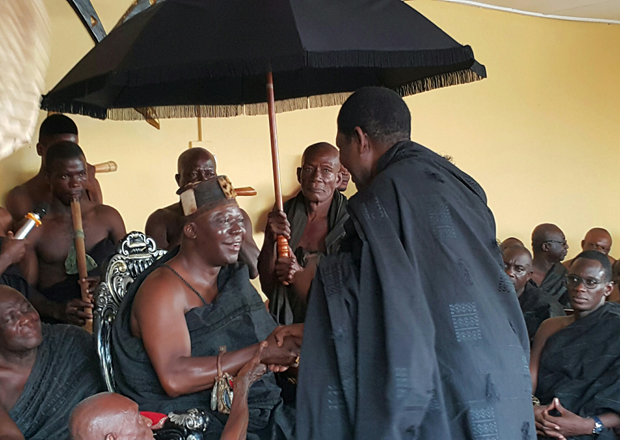 Otumfuo Shakes Techiman