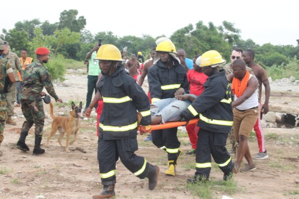 Ghana Armed Forces conducts earthquake stimulation exercise