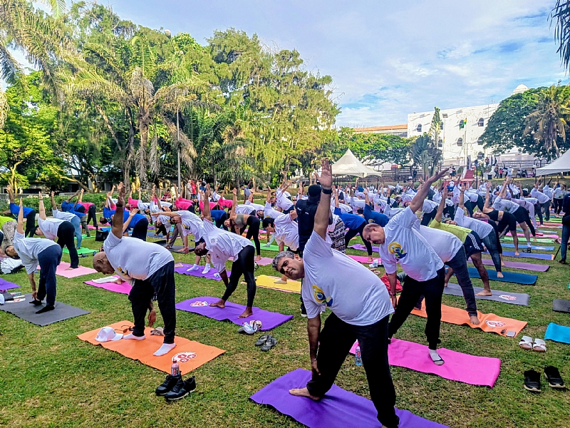 International Yoga Day: Let's make yoga mass movement for global health ...