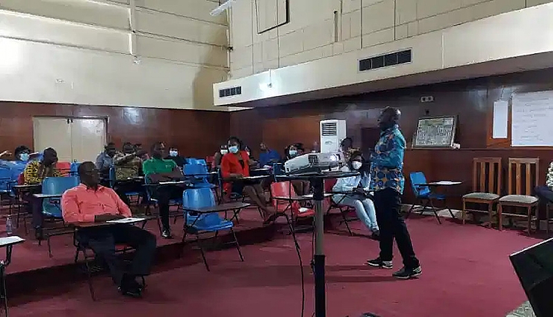 Socrate Safo educates GTV Staff on classification process