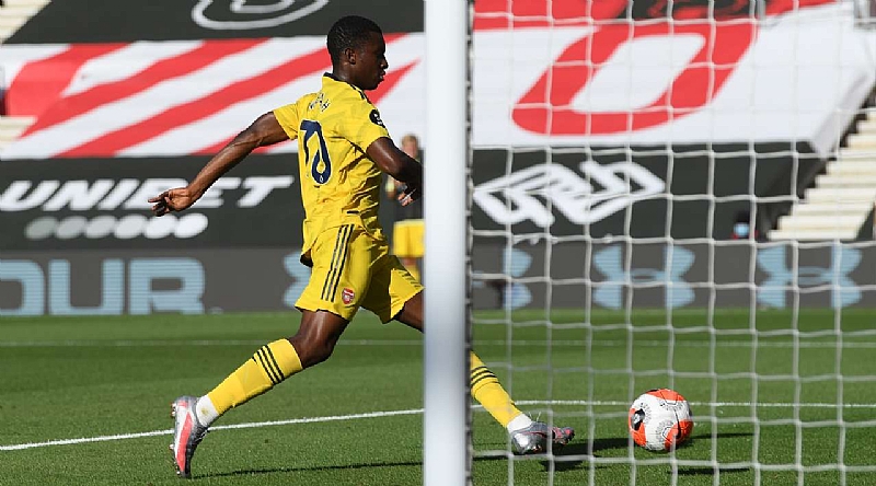 Eddie Nketia On Target As Arsenal Win 2-0 Against Southampton