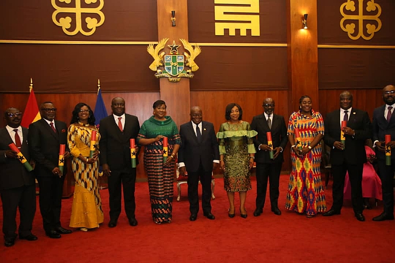Akufo-Addo commissions nine envoys