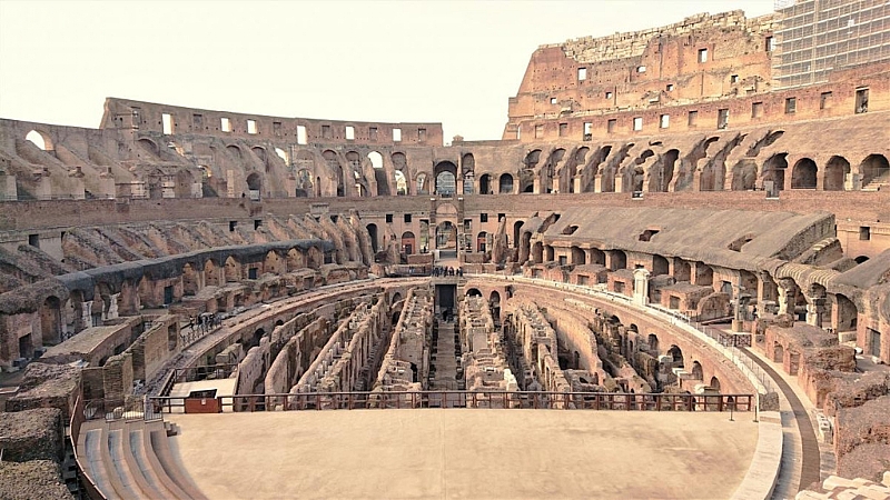 Rome's Colosseum opens newly restored mythical 'backstage' to the public