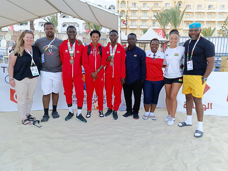 Ghana wins first-ever medal at the African Beach Games in Tunisia