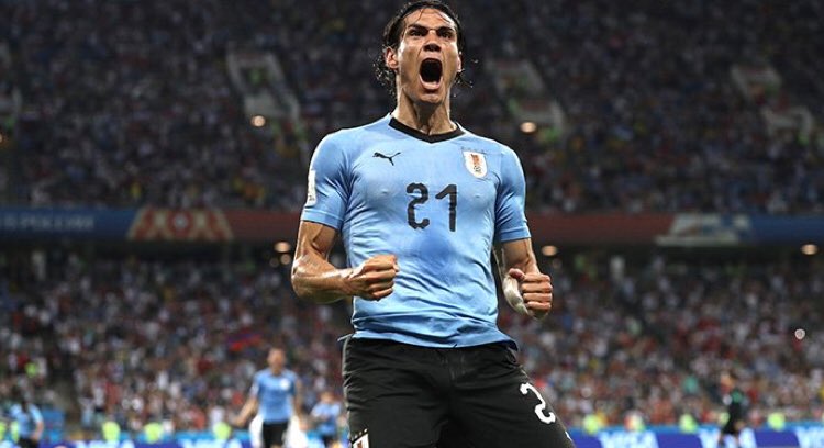2018 World Cup: Cavani Scores Brilliant Double To Knock Portugal Out