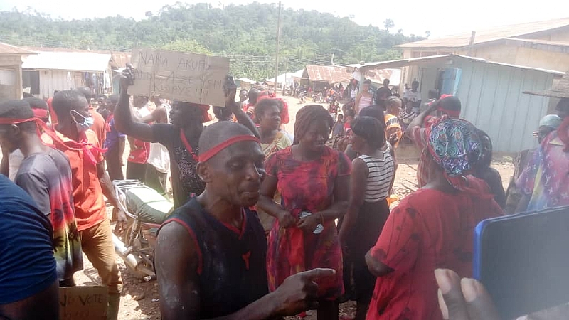 Only our gods can stop galamsey — says Sefwi chiefs as they perform rituals