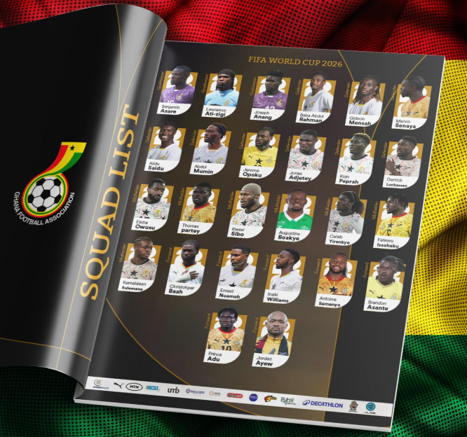 2026 World Cup: GFA unveils Black Stars squad numbers for tournament