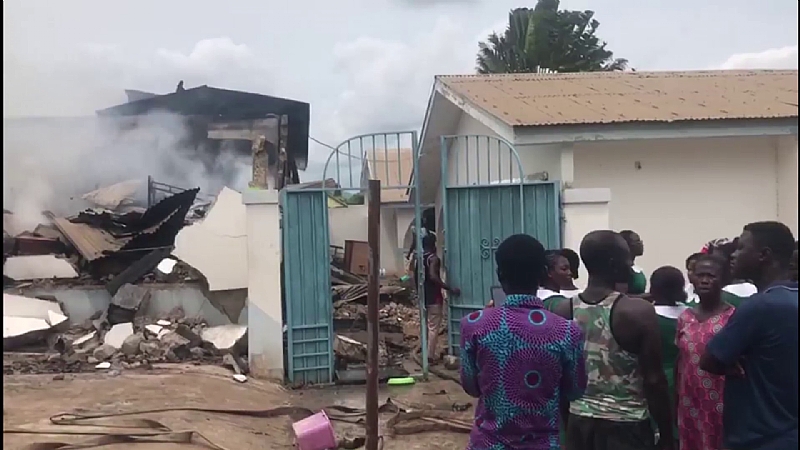 Two injured as fire guts dormitory of Bibiani College of Health Sciences