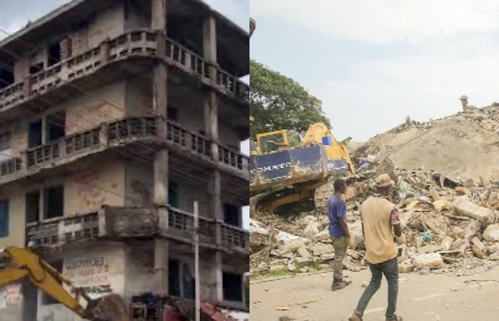How 70-year-old building was finally demolished over fear of collapse ...