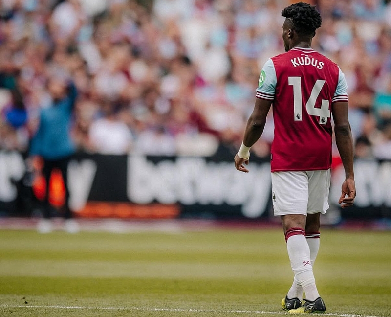 Mohammed Kudus sends heartfelt message to West Ham United after ...
