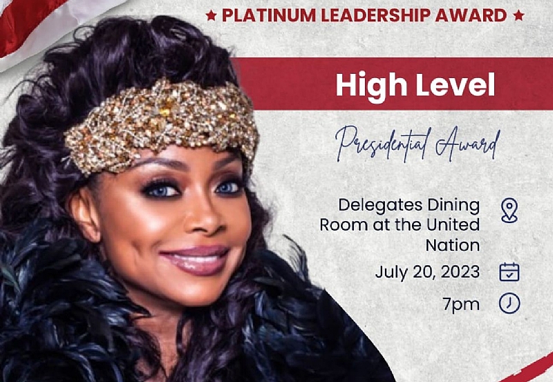 Stephanie Benson to rock The Humanitarian Platinum Leadership Awards at ...