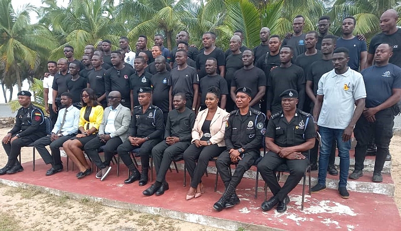 Police personnel trained to help protect assets of Mining Companies