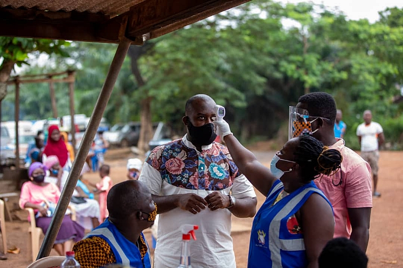 Unit Committee Member Of Dadiesoaba Agyemang Duah Distributes Nose ...