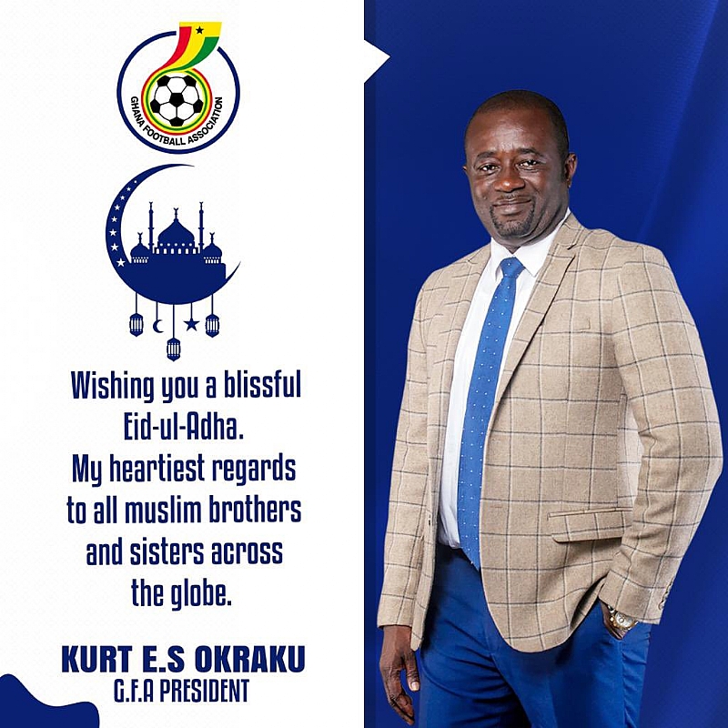 Eid-ul-Adha: GFA president Kurt Okraku extends best wishes to Muslims