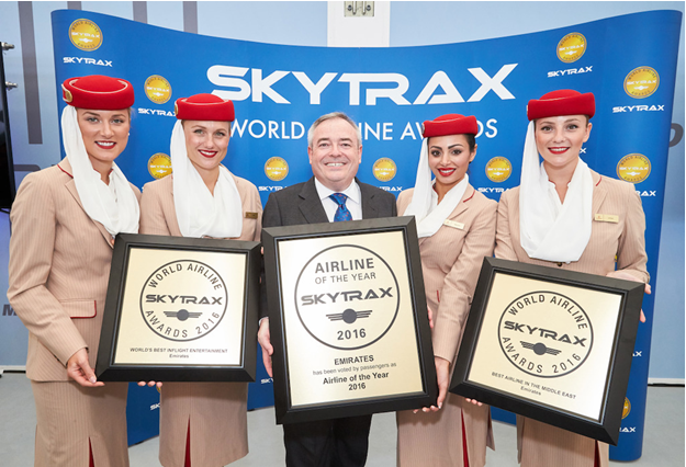Emirates Named World’s Best Airline At Skytrax Awards