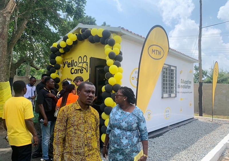 MTN Ghana commissions four projects to boost education at Aburi Presby ...