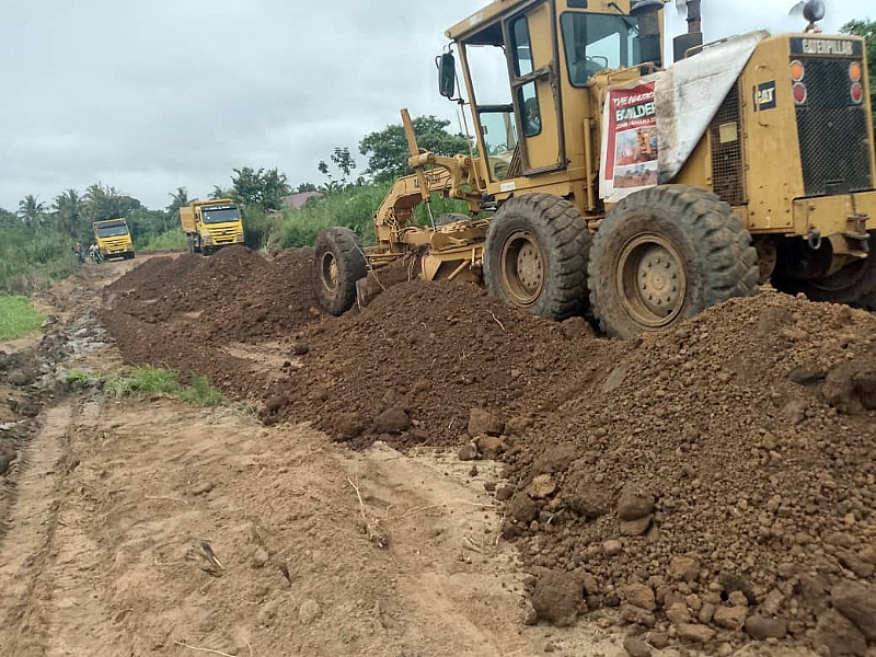 Work begins on inner roads in Adaklu district