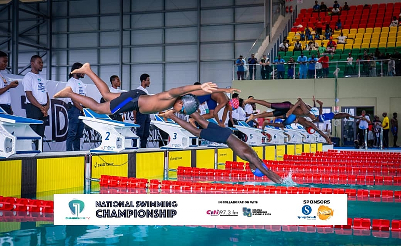 Legon Sharks Triumph at Channel One TV National Swimming Championship