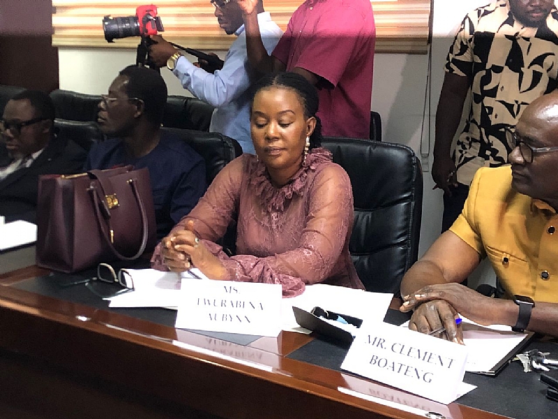 Ablekuma North MP Ewurabena Aubynn sworn in as Board member of Ghana ...