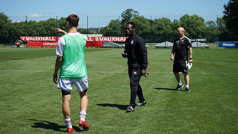 PICTURES: Essien Obtains UEFA B Coaching License
