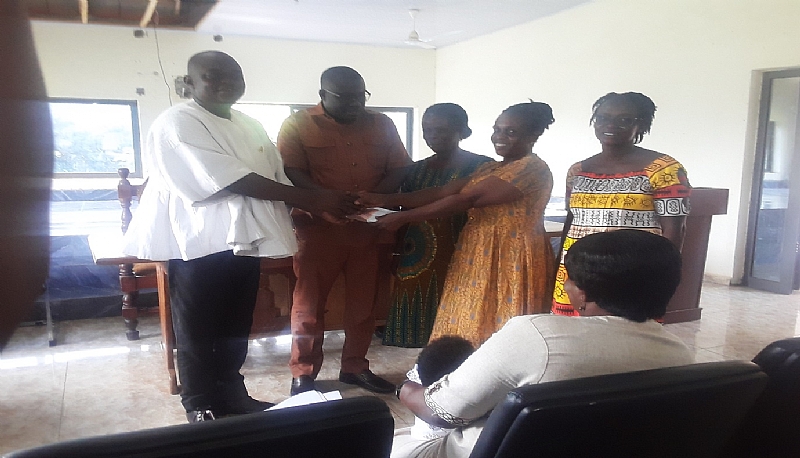 Dormaa East MP donates cash to support women in soap making