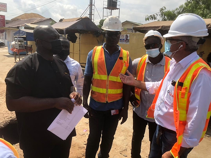 Former MP for Ablekuma Central inspects ongoing constituency projects