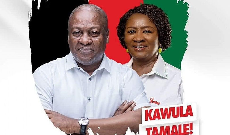 Prof Jane Naana Opoku-Agyemang arrives in Tamale for NDC Campaign launch