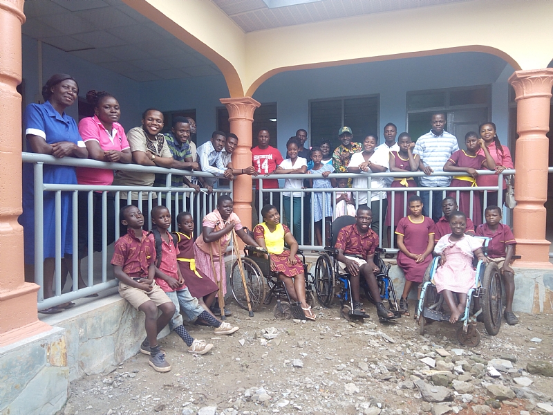 E/R: Farmer Donates Educational Classroom Complex to Begoro Rehab Centre