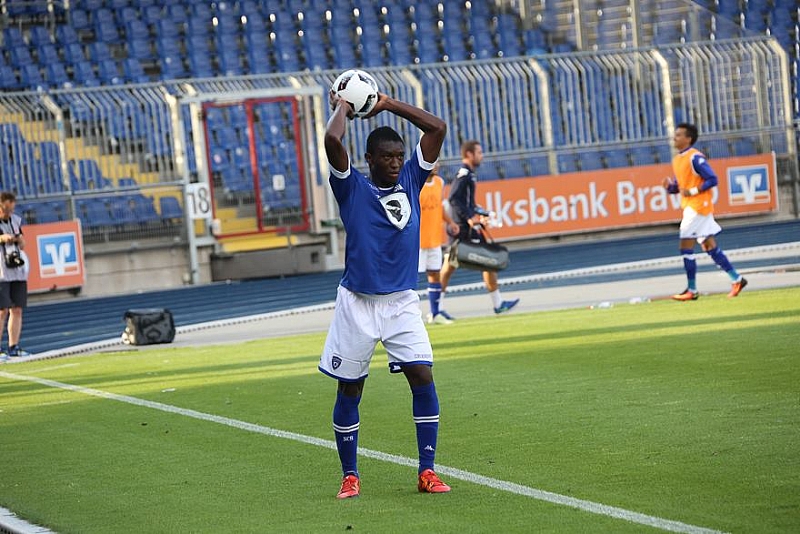 Ghana U20 defender Geoffrey Acheampong scores Bastia's consolation goal ...