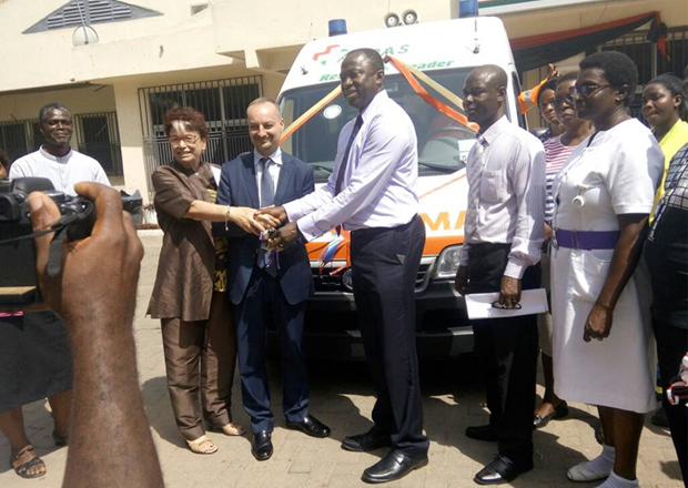 KBTH Burns Centre Gets Ambulance