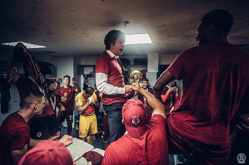 Benjamin Tetteh Celebrates Cup Triumph With Sparta Prague In Czech