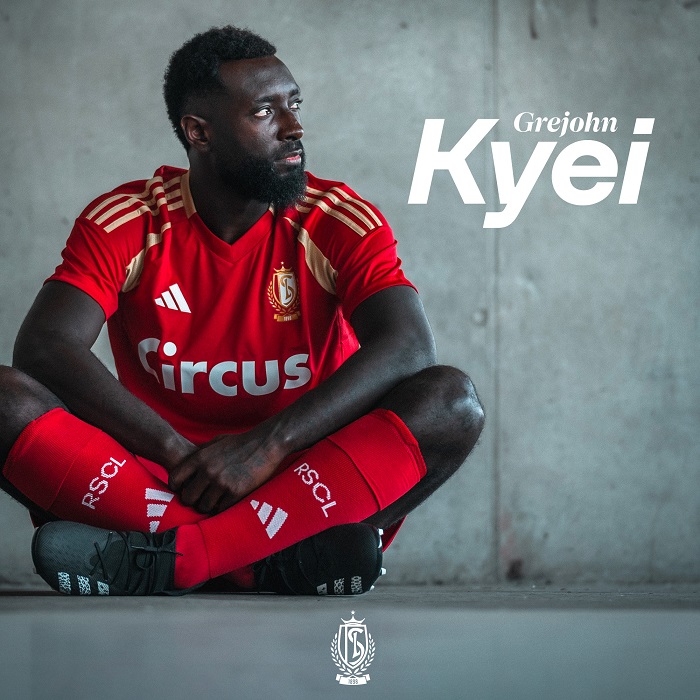 Belgian side Standard Liège signs Ghanaian striker Grejohn Kyei on a 3 ...
