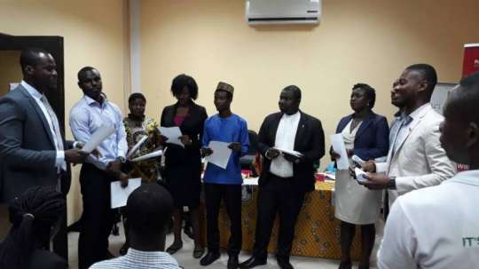 Rotaract club of Accra Ring Road Central inducts new executives