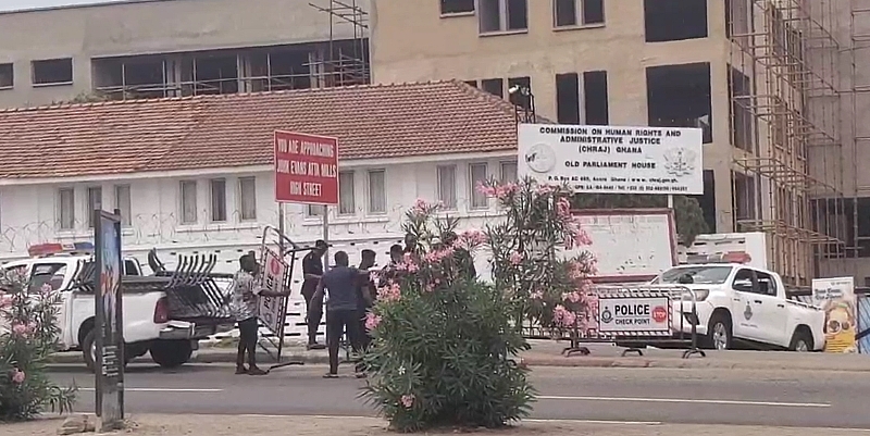 Heavy security at EOCO ahead of NPP protest over continued detention of ...