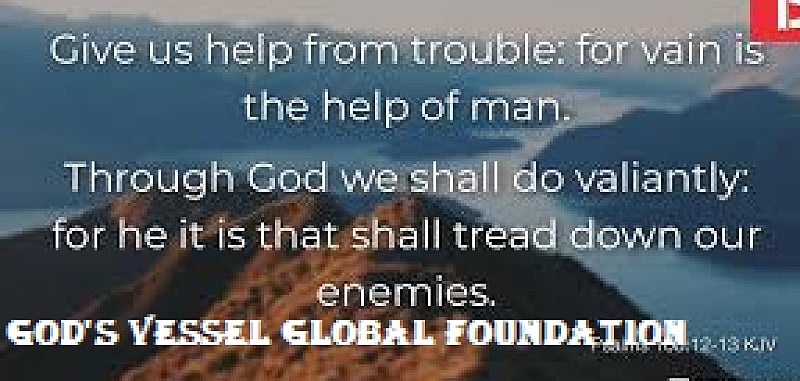 Give us help from trouble, For the help of man is useless