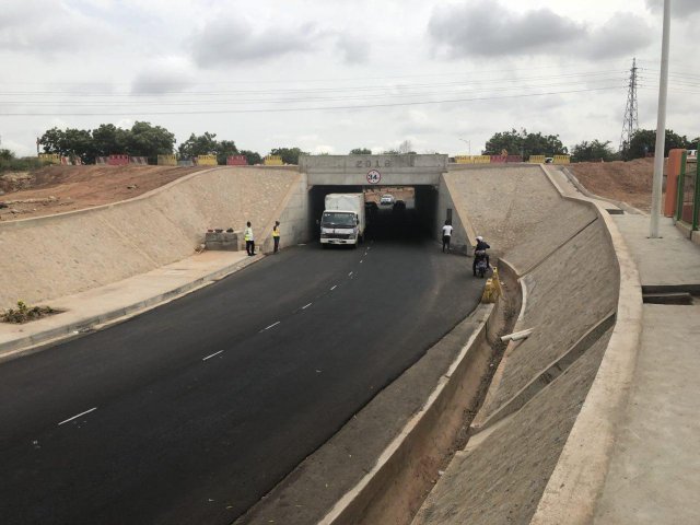 GHC25.3m Two-lane Tunnel Road Inaugurated