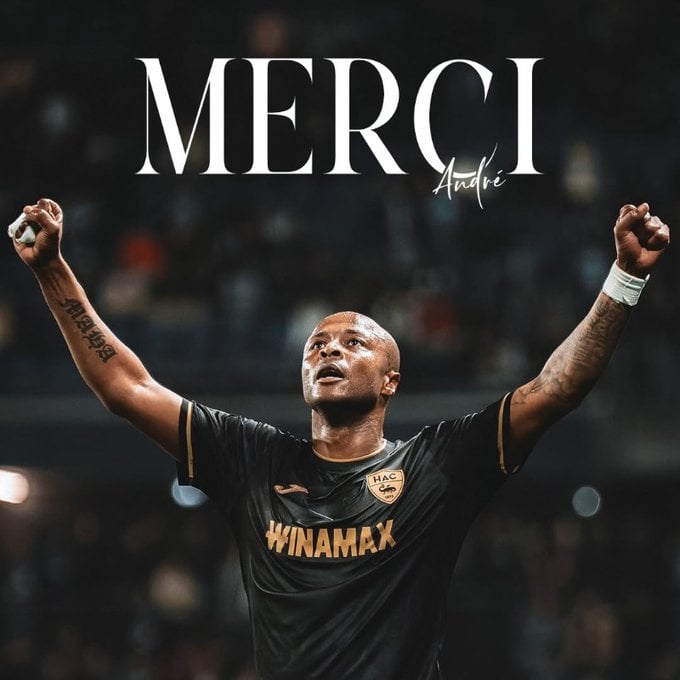 Ex-Black Stars captain Andre Ayew leaves French club Le Havre AC