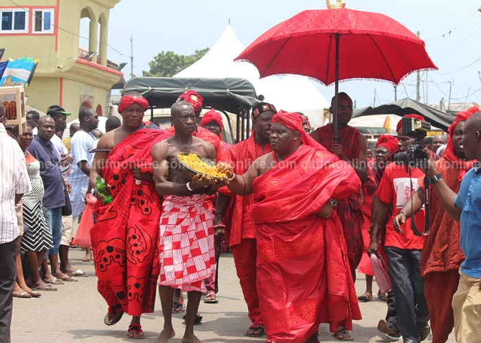 Ga Mashie celebrates homowo in grand style [Photos]