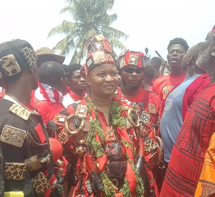 Nii Doku III leads Gbese Mantse to celebrate Homowo in style