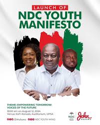 NDC launches youth manifesto