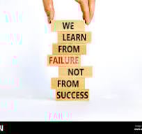 Learning From Failure: Recognising and Overcoming Failure Symptoms