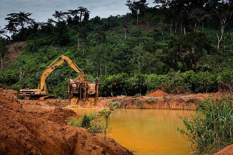 Samreboi youth lament mining activities in forest reserves at Wassa Amenfi