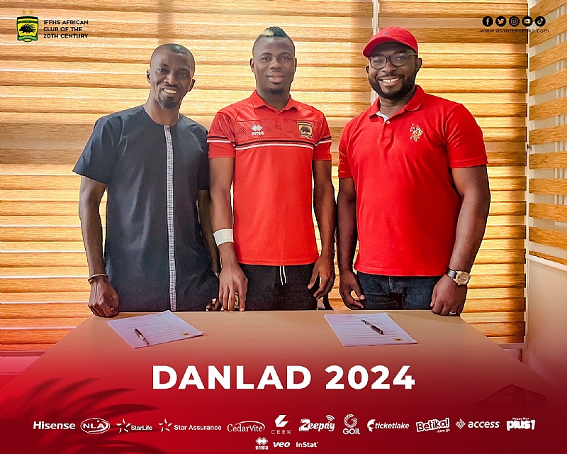 OFFICIAL: Ibrahim Danlad extends Asante Kotoko contract until 2024