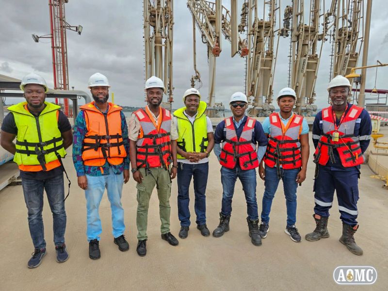 AOMC's visit New Bulk Liquid Terminal in Takoradi