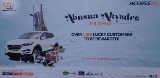 Winners in Access Bank promo receive prizes
