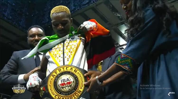 Patrick Chinyemba stops Theo Allotey in IBA Title fight