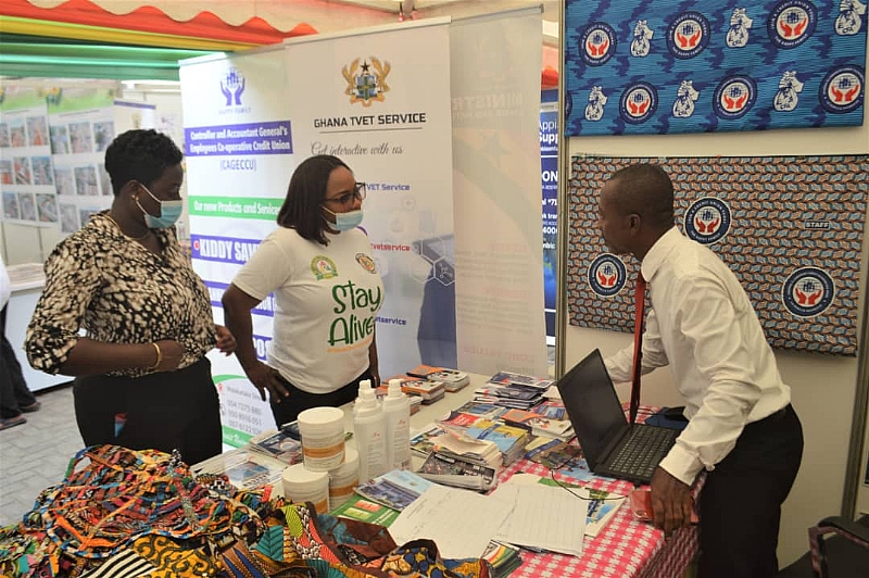 TVET Service creates awareness at 2022 Civil Service Week Celebration