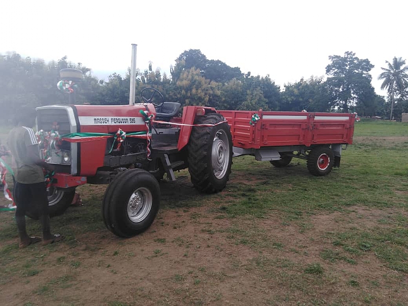 Ho West: Sammy Danku Donates Tractor, Calls For Investment In Agriculture