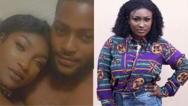 WATCH: Abena Moet, husband captured in hot romance